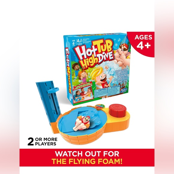 Hasbro | Toys | Hasbro Gaming Hot Tub High Dive Game With Bubbles For ...